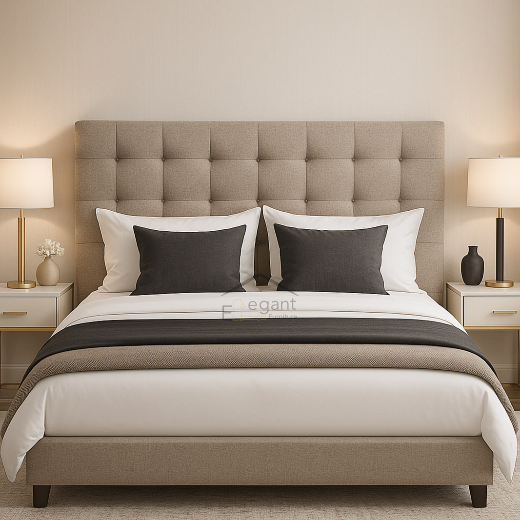 Double Headboard | Custom Double Bed Headboard NZ - Elegant Furniture